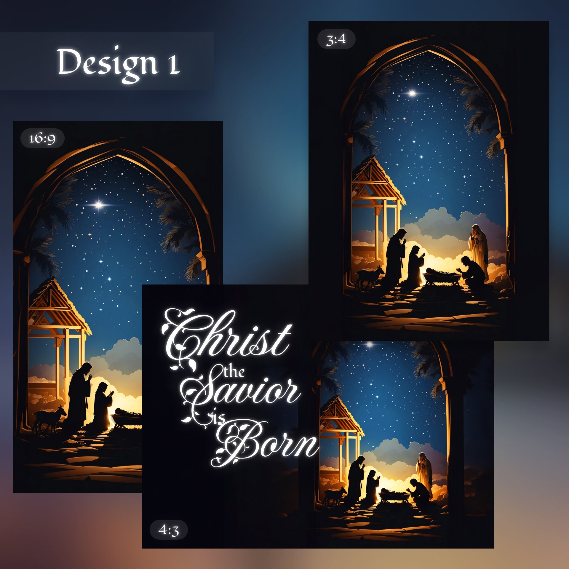 Nativity Bundle Svg, Png, Nativity Set Png, Nativity Scene Svg, Family ...