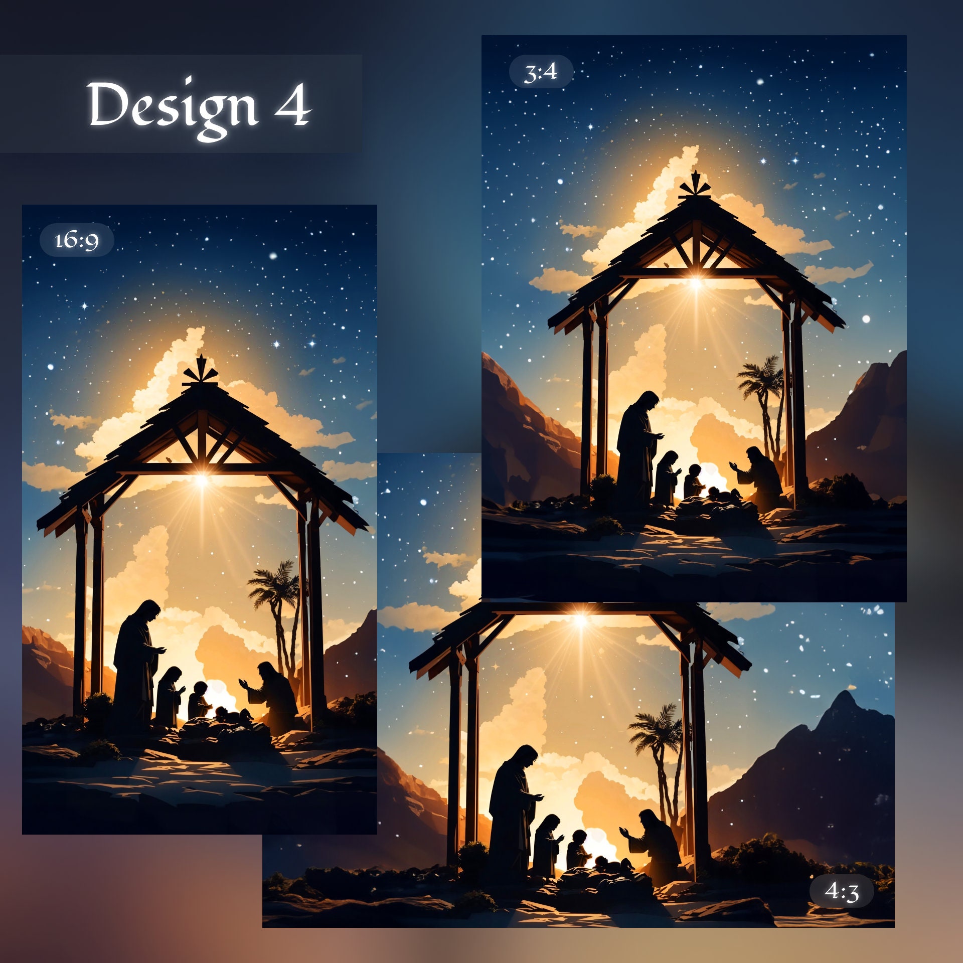 Nativity Bundle Svg, Png, Nativity Set Png, Nativity Scene Svg, Family ...