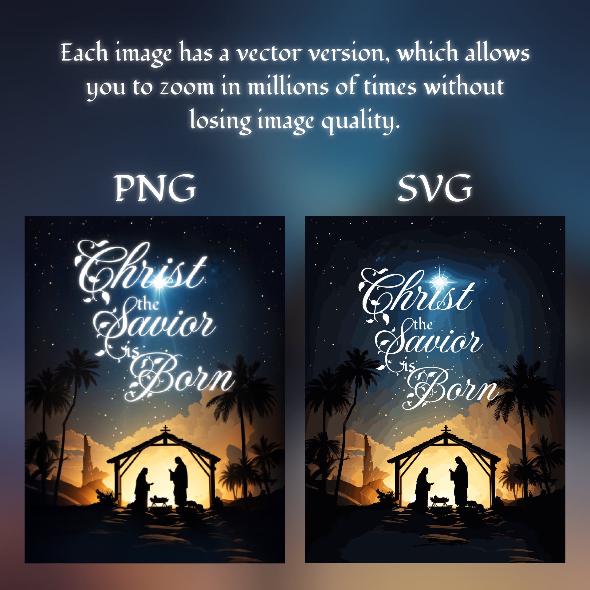 Nativity Bundle Svg, Png, Nativity Set Png, Nativity Scene Svg, Family ...