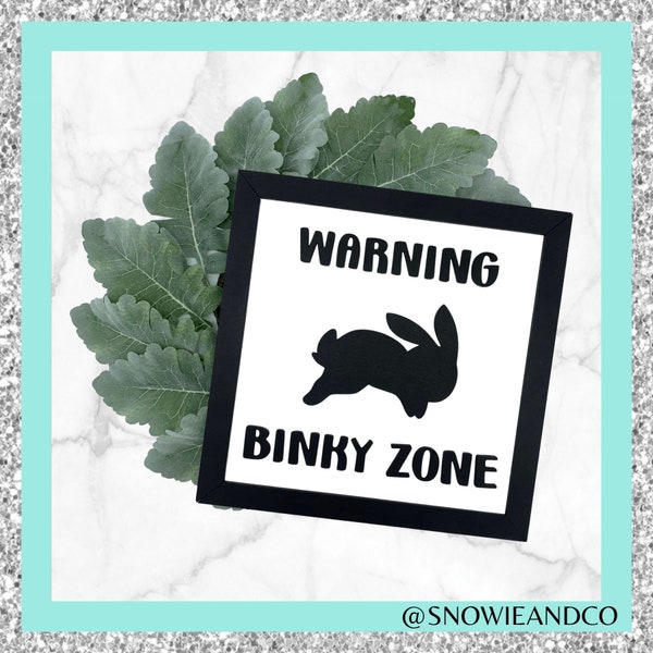 Warning Rabbit Sign - Etsy