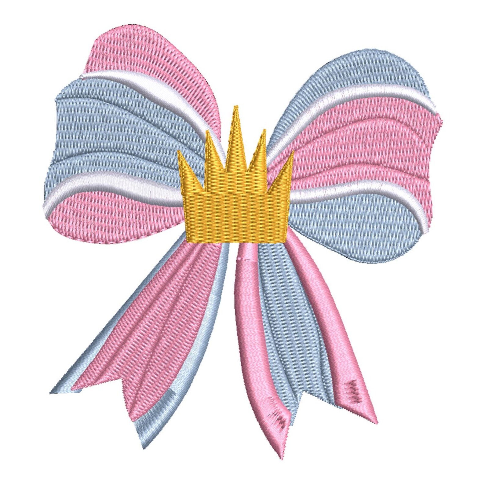 Princess Bows Machine Embroidery Designs Bundle: 11 Patterns - Etsy