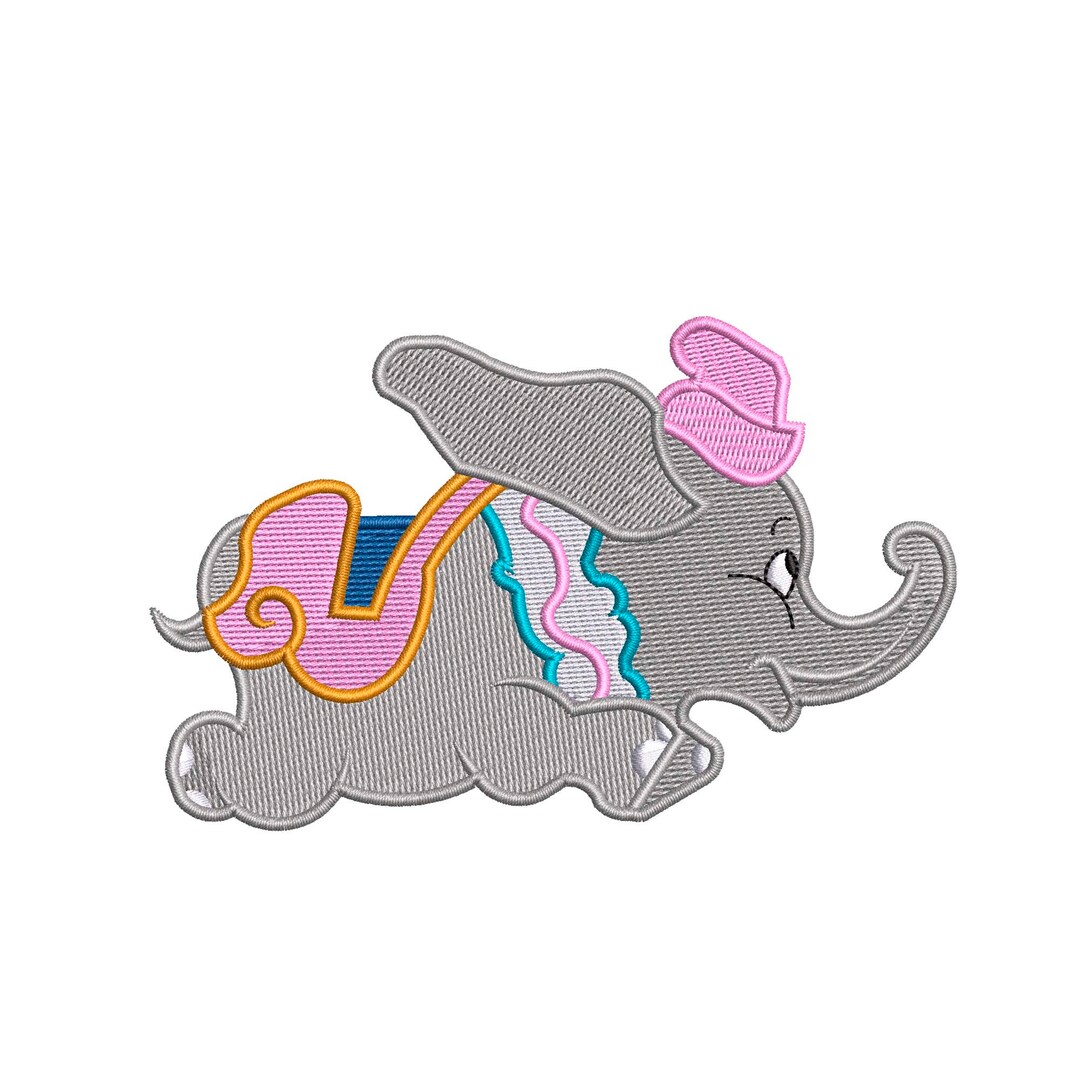 Dumbo Ride Vehicle. Happiest Place on Earth, Machine Embroidery Design ...