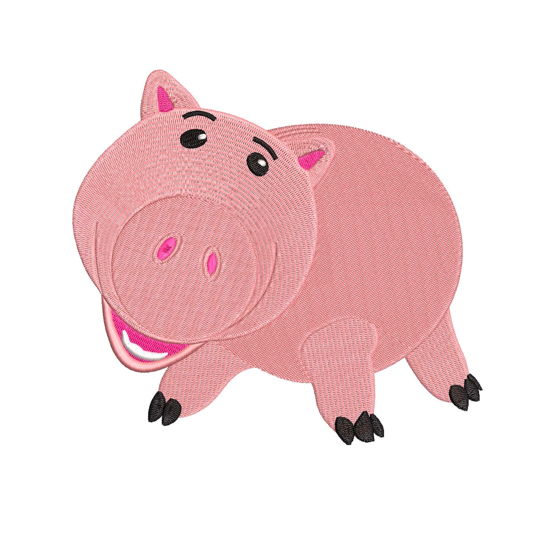 Toy Story Hamm Inspired Machine Embroidery Design. - Etsy
