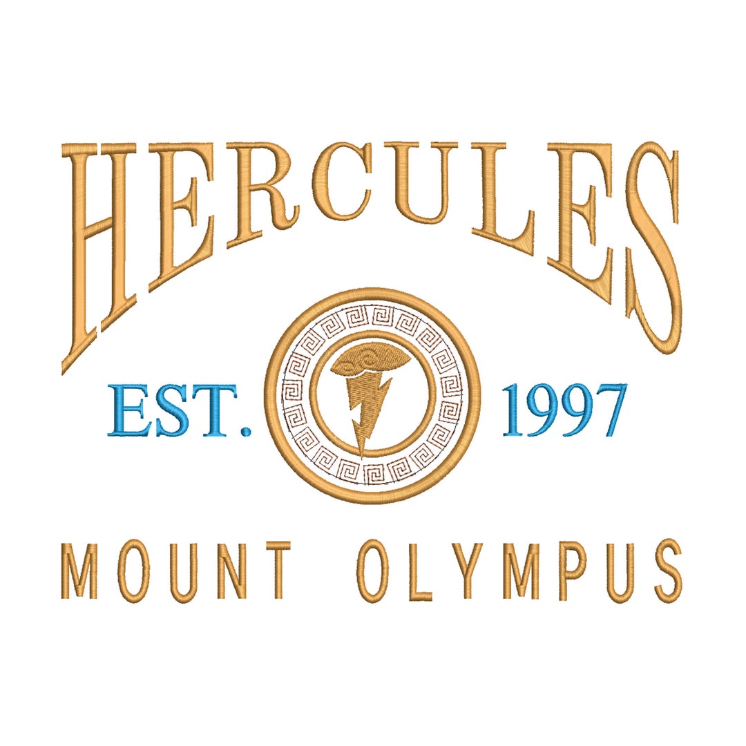 Hercules Machine Embroidery. Established 1977. Mount Olympus - Etsy