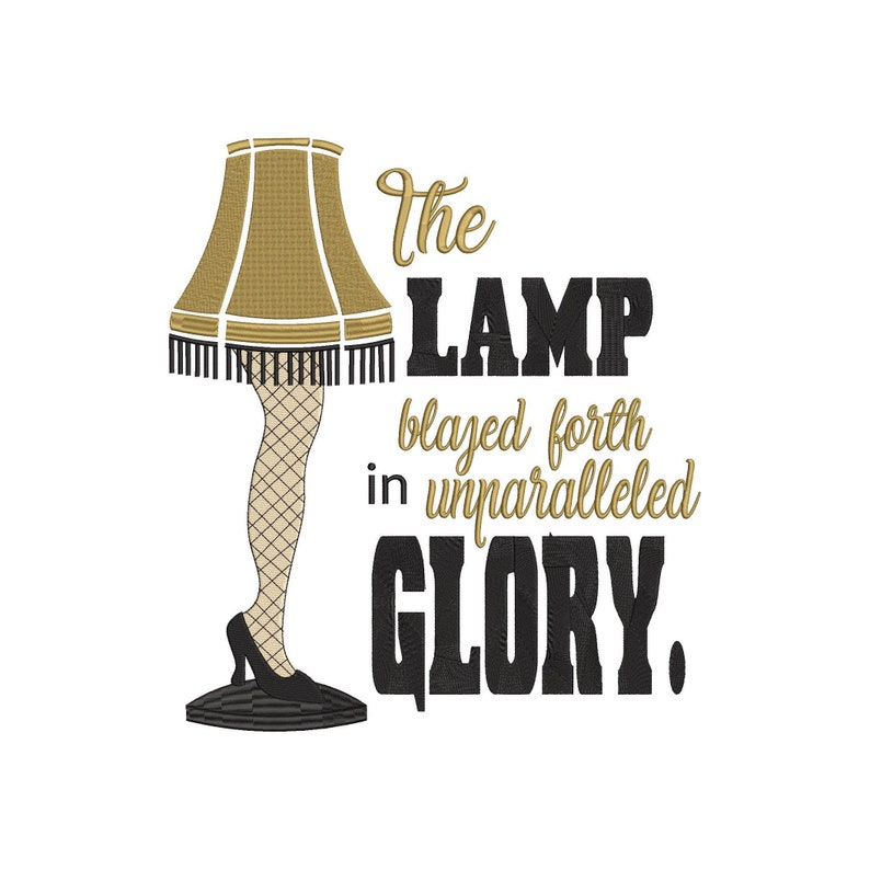 Inspired by A Christmas Story Movie the Famous Leg Lamp the - Etsy