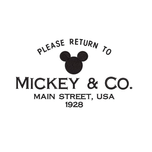 Please Return to Mickey Png - Etsy