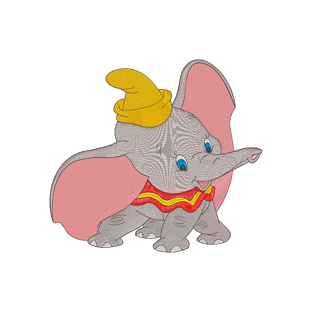 Dumbo Machine Embroidery Design. - Etsy
