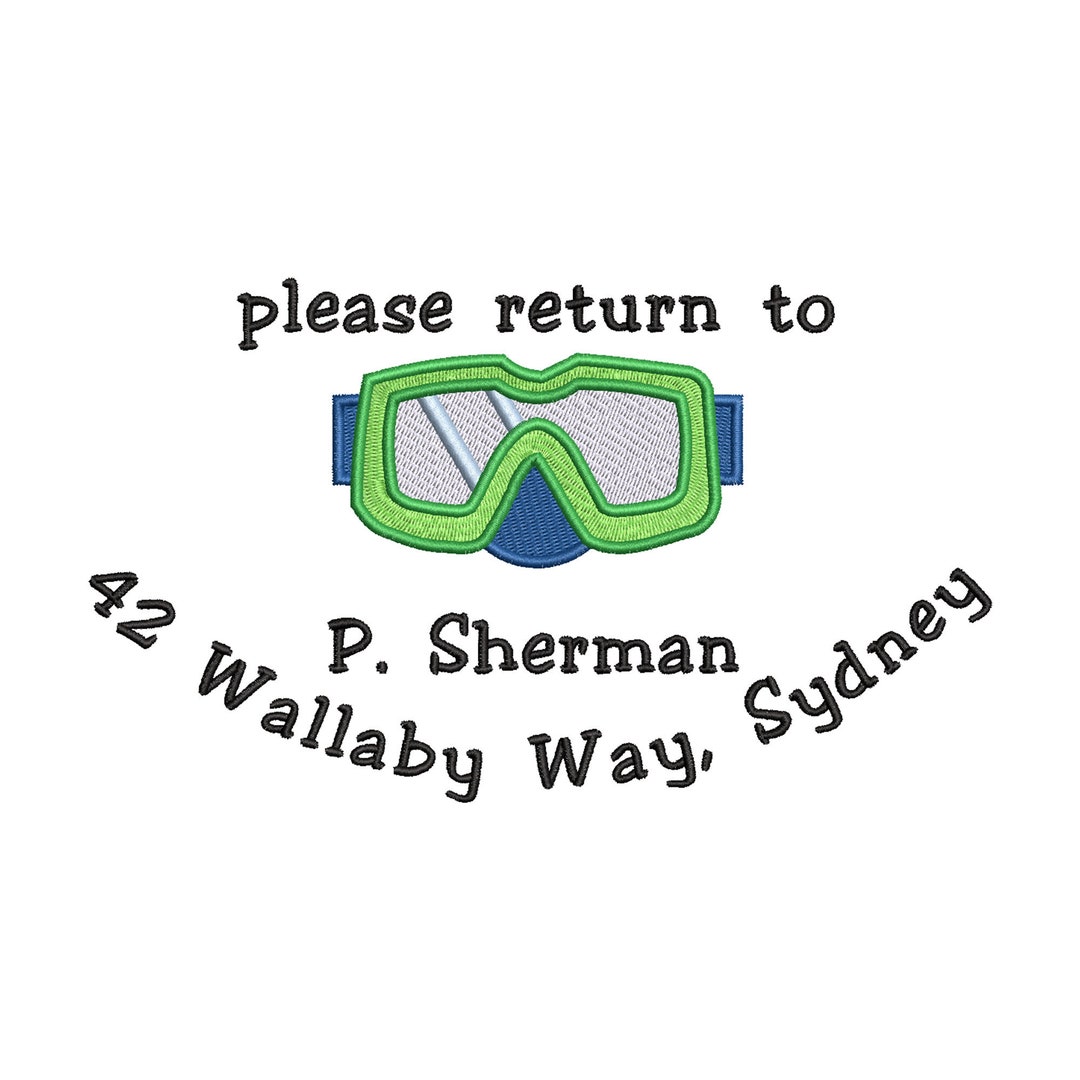 Please Return to P. Sherman 42 Wallaby Way, Sydney. Finding Nemo ...