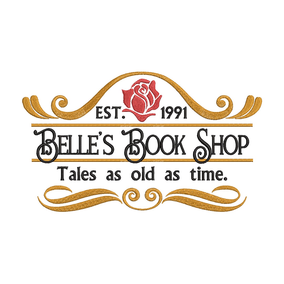 Princess Belle 's Book Shop Machine Embroidery. Established 1991 ...