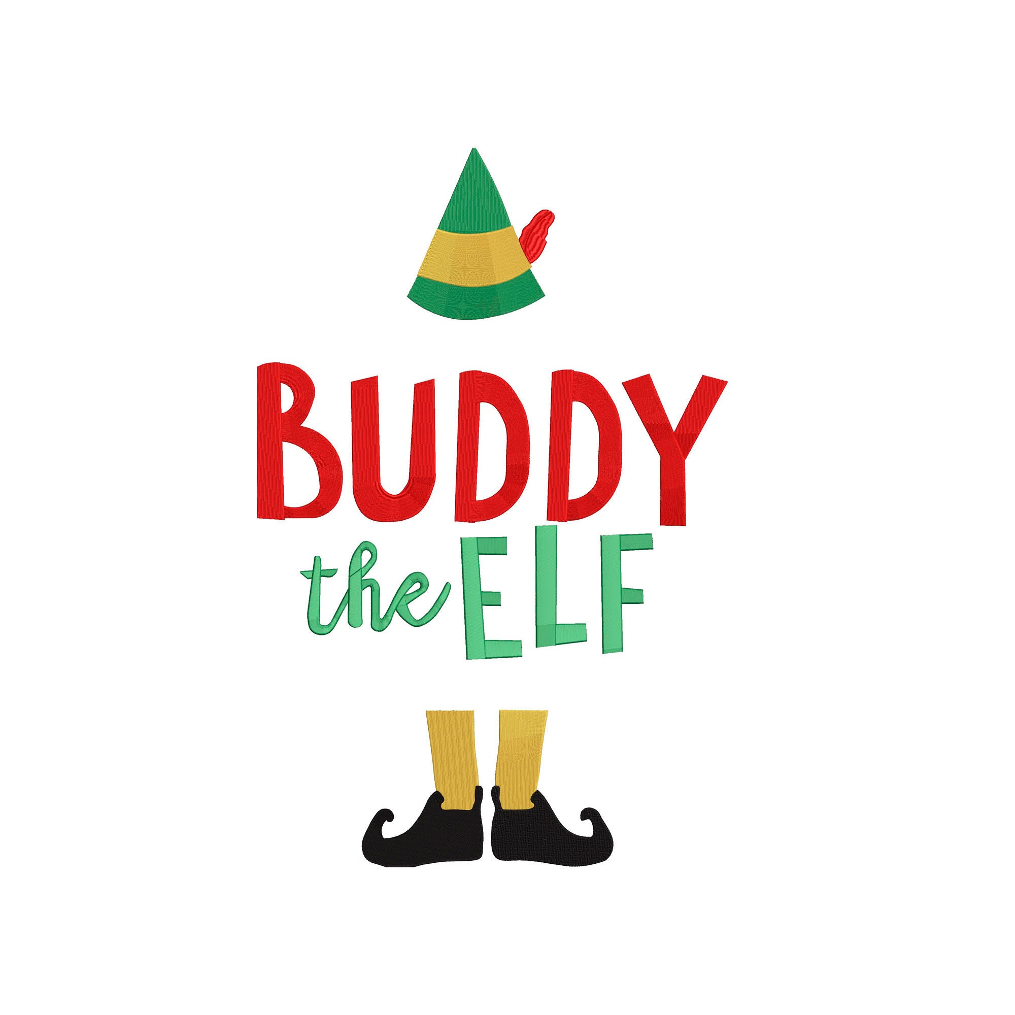 Buddy The Elf Logo Buddy The Elf Christmas Tabletop Mini Cutout