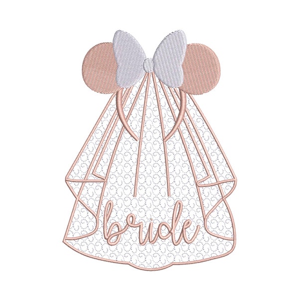 Minnie Mouse Bride - Etsy