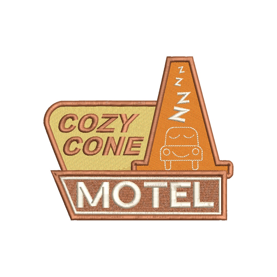 Carsland Cozy Cone Motel Logo Machine Embroidery Design - Etsy