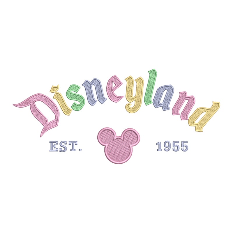 Embroidery Disneyland Hoodie - Etsy UK