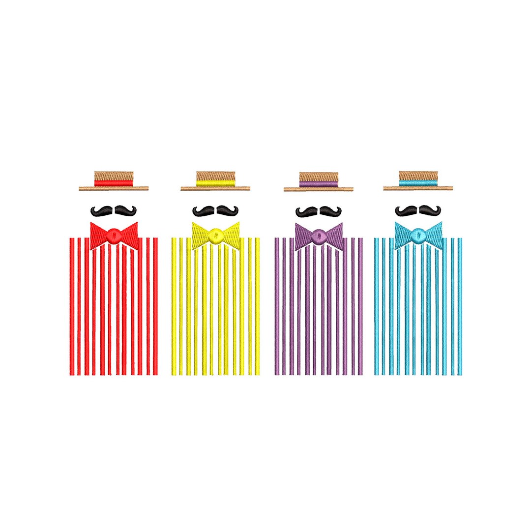 Main Street USA Dapper Dans Machine Embroidery Design - Etsy