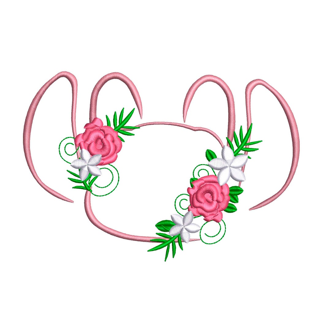 Floral Angel From Lilo and Stitch Spring Machine Embroidery Design ...
