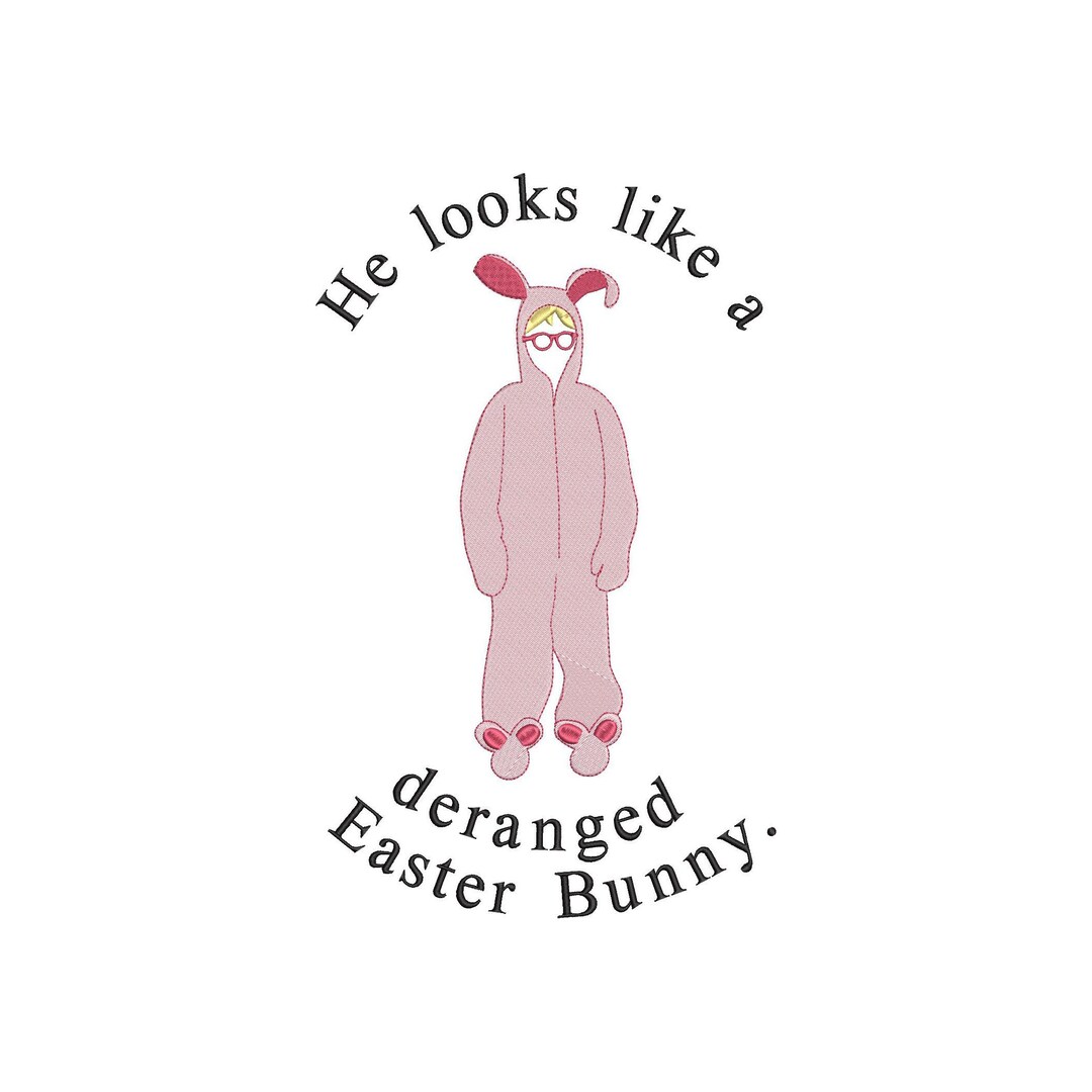 Machine Embroidery Design. Inspired by A Christmas Story Movie. He ...