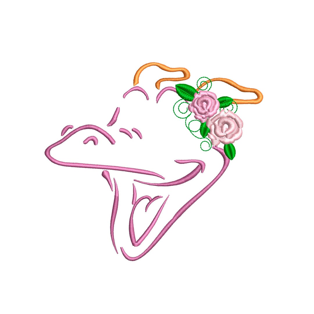 Floral Figment Spring Machine Embroidery Design. Perfect for Epcot ...