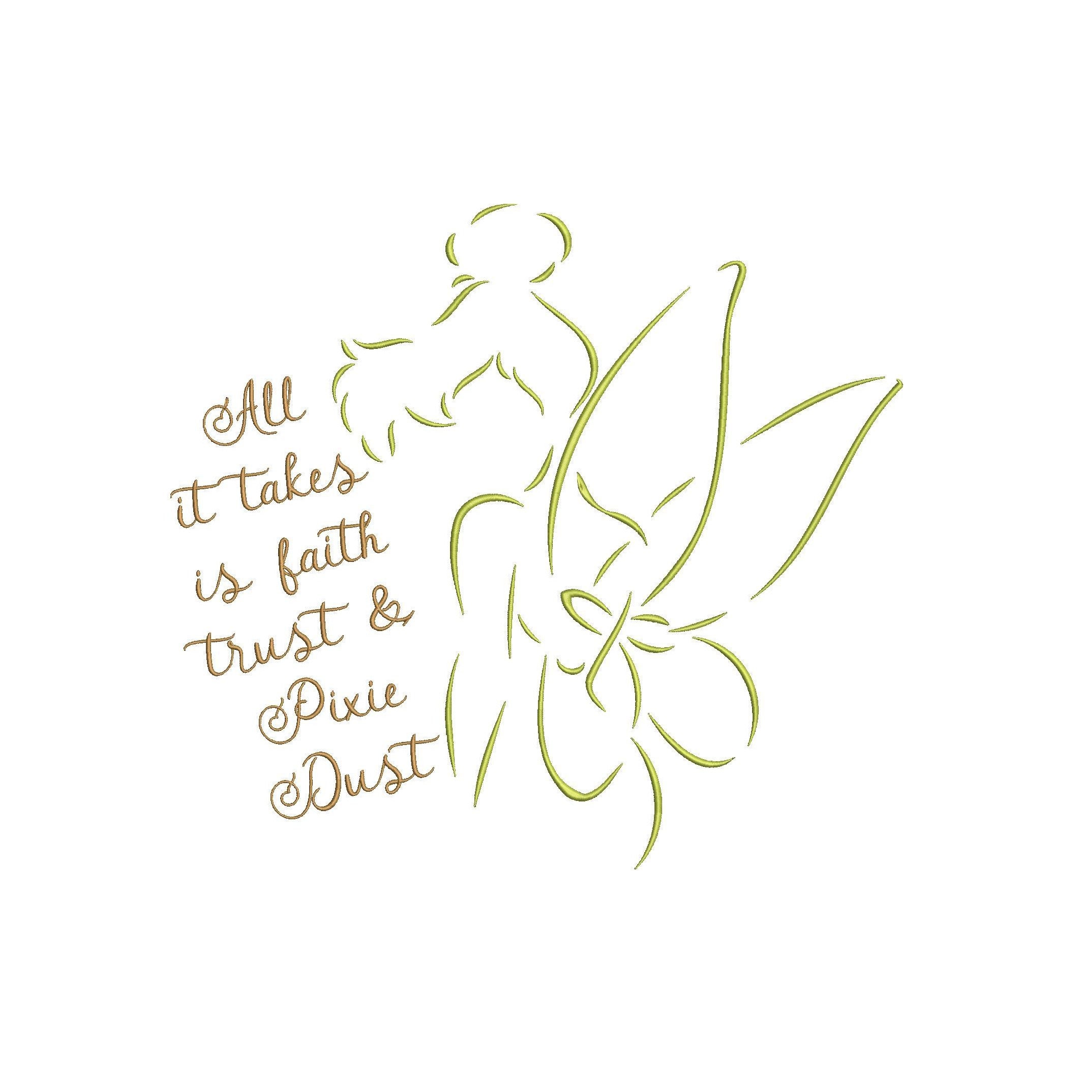 Tinkerbell Pixie Dust Border