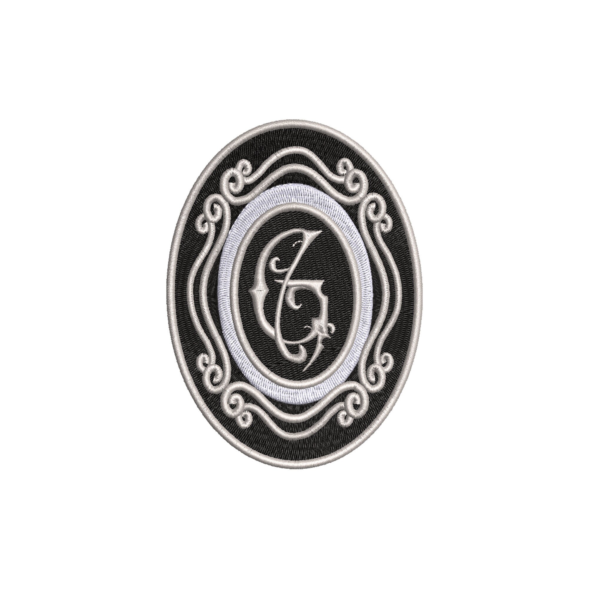 Haunted Mansion Gracey Manor Gate Crest. Both Applique and Filled ...