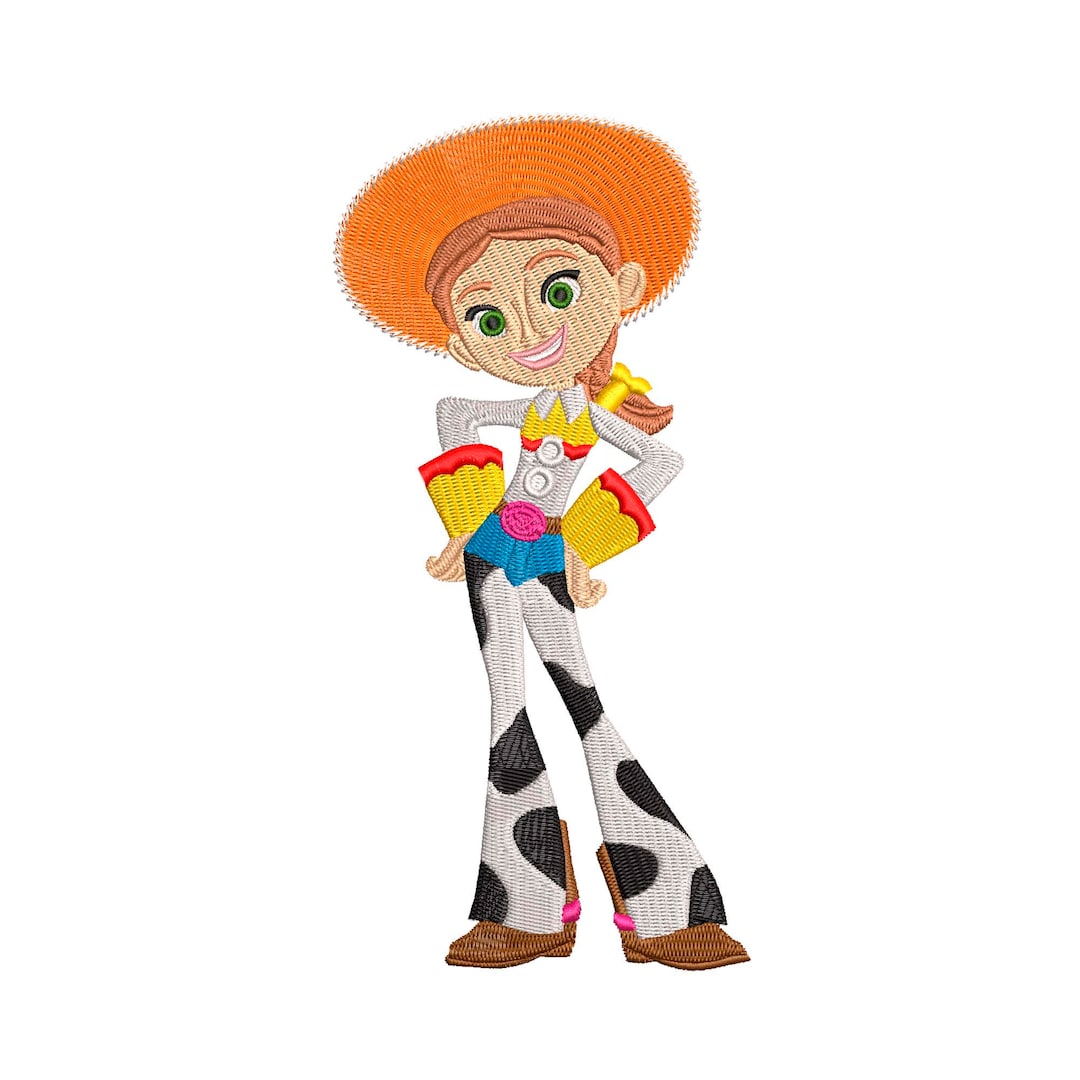 Toy Story Jessie Inspired Machine Embroidery Design. - Etsy