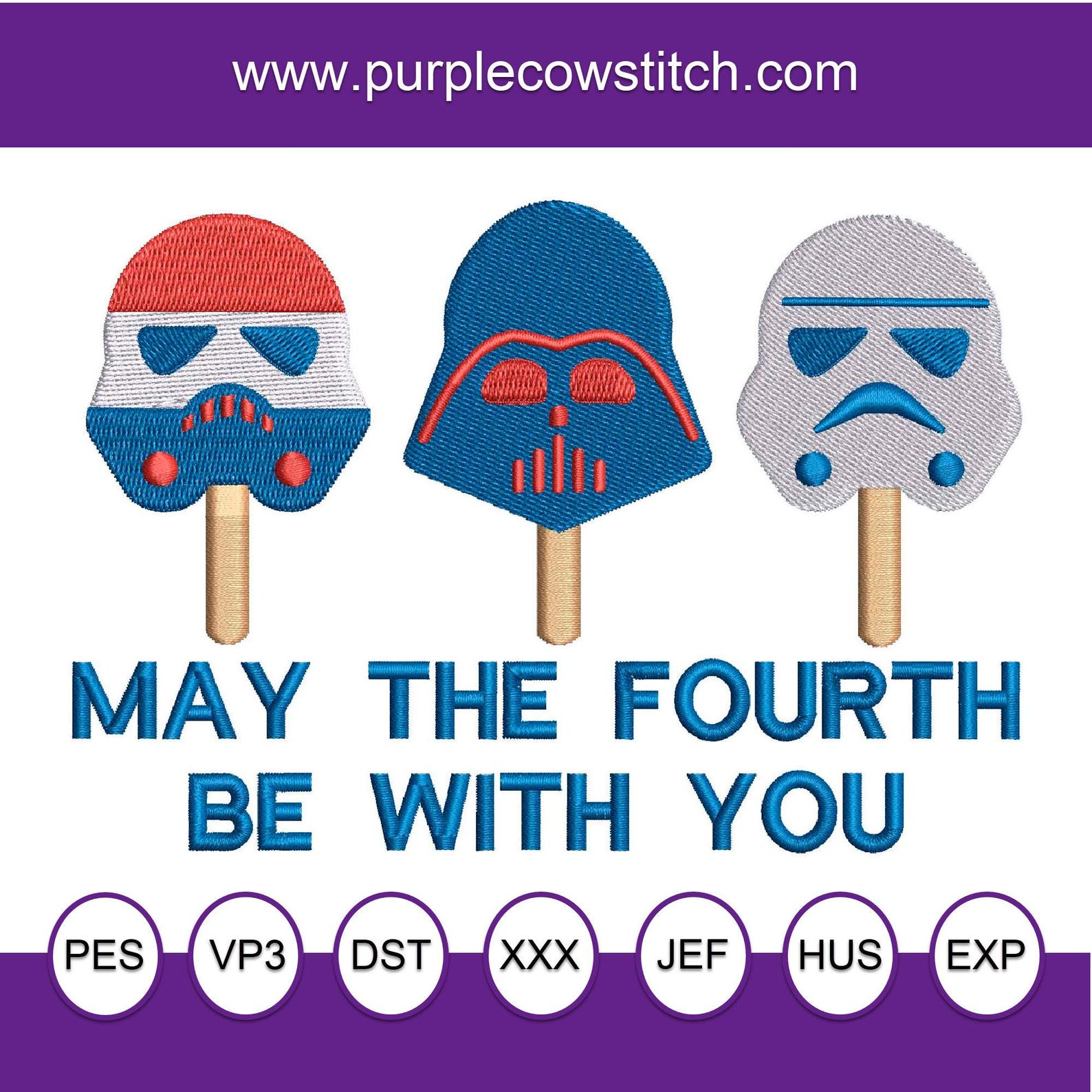 Star Wars 4th of July Embroidery Design (digital Download) - Etsy