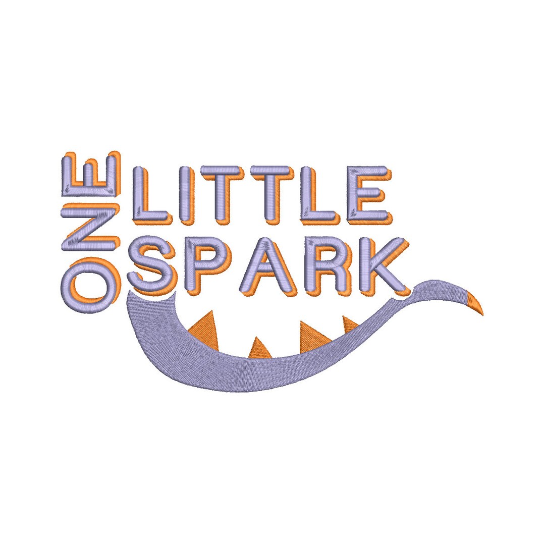 One Little Spark Figment Inspired Machine Embroidery Design. With ...