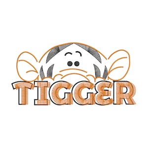 Tigger Machine Embroidery Design. - Etsy