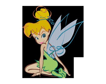 Tinkerbell Embroidery Design - Etsy
