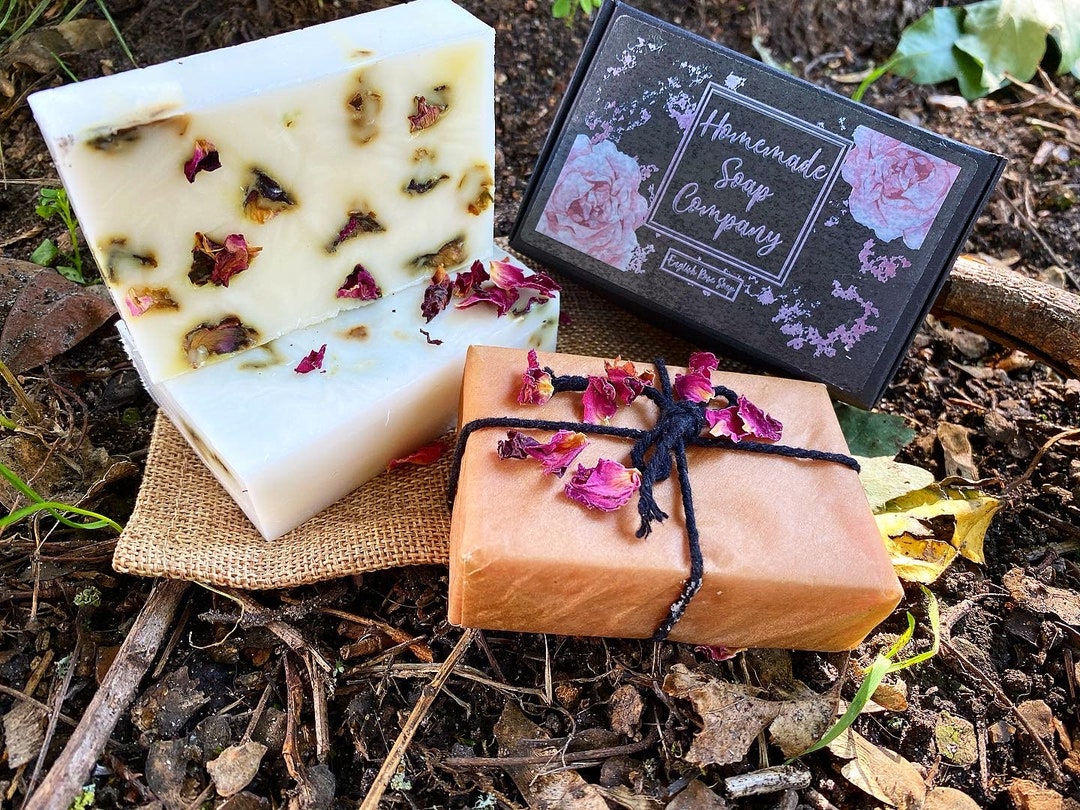 Handmade English Rose Soap - Etsy UK
