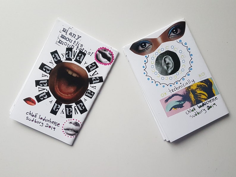 Zines Mouths and Noses Ears and Eyes - Etsy