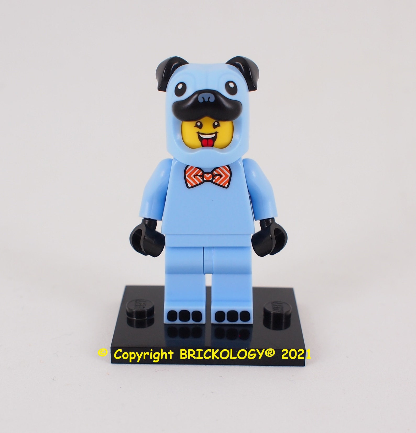 Lego® Pug Costume Guy Blue Variant BAM Lego Store Exclusive | Etsy
