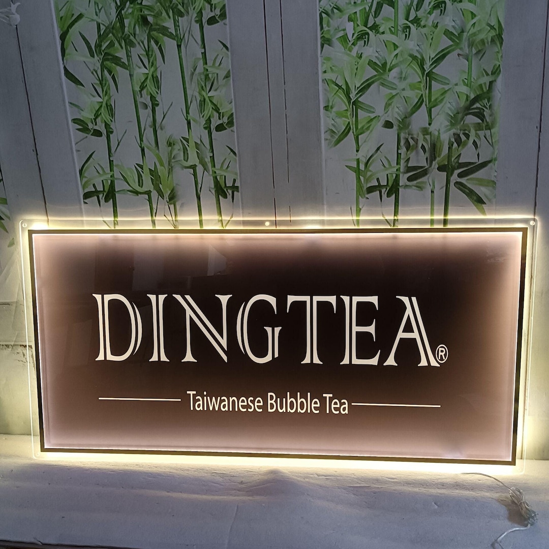 Business Sign Custom, Acrylic Neon Logo Signage, Logo Sign for Wall ...