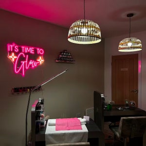 Custom Salon Room Neon Sign,beauty Room Signs,spa Bar Led Signage,pink ...