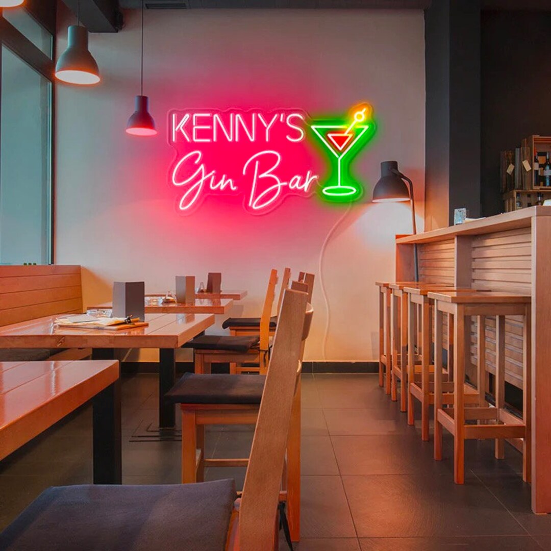 Personalized Home Bar Neon Sign, Customized Home Bar Neon Sign, Novelty ...
