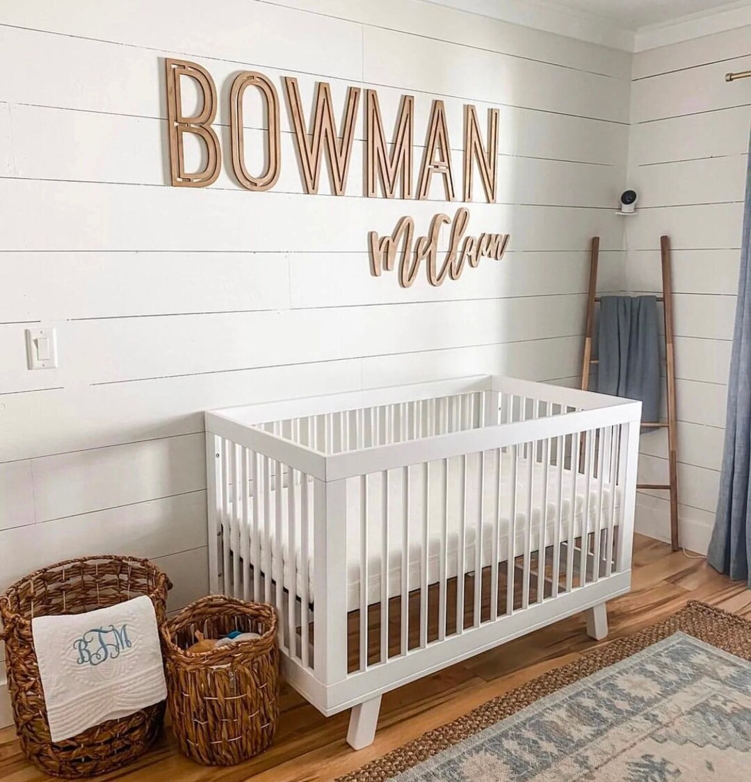 Name Cutouts for Nursery, Wooden Letters, Name Sign, Nursery Letters ...