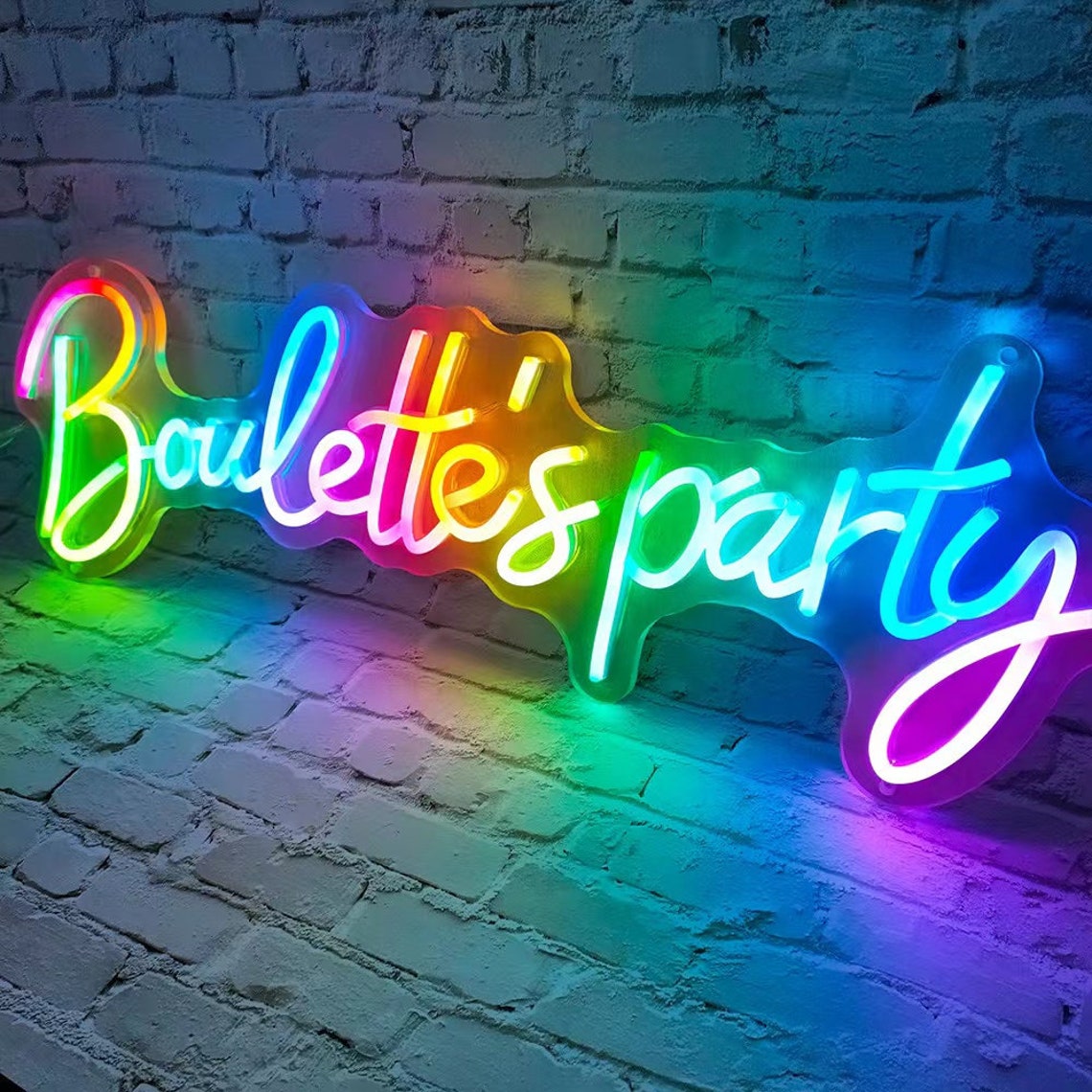 RGB Neon Sign Led Light , Custom Neon Sign, Decoration Hand Crafted ...