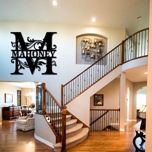 Monogram Wall Art - Etsy