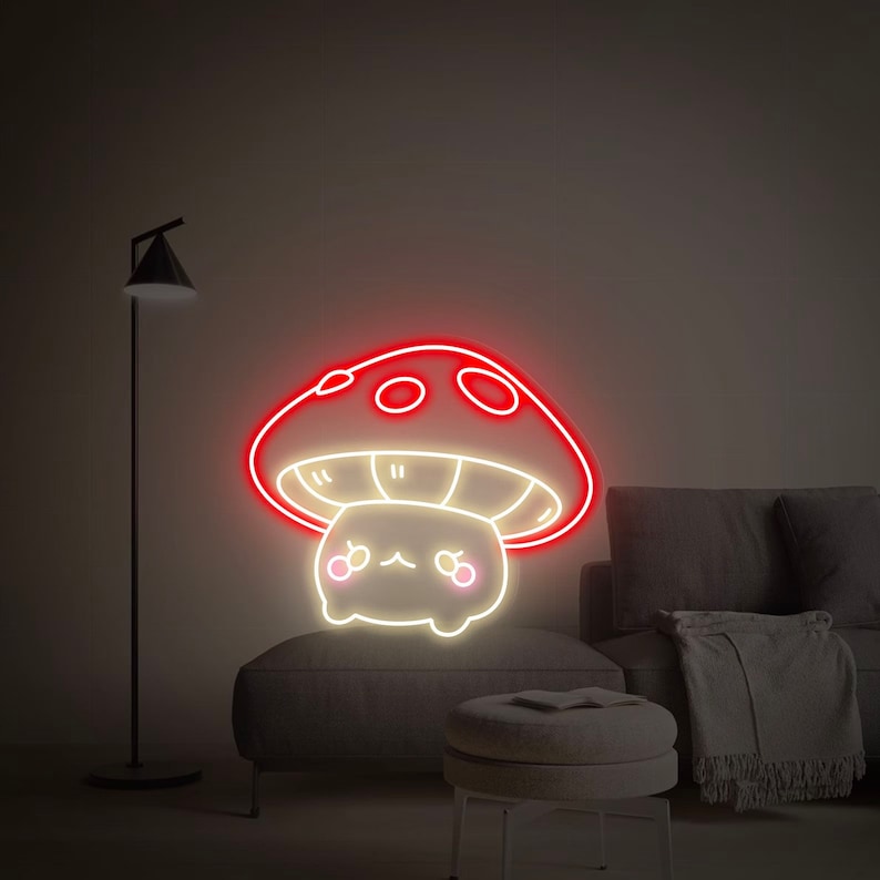 Mario Neon Sign Wall Art Decor Wall Art, Kids Room Decor, LED ...