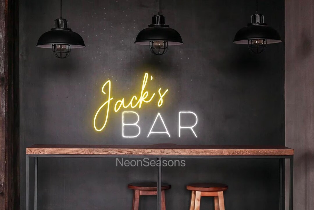 Personalized Home Bar Neon Sign, Customized Home Bar Neon Sign, Novelty ...