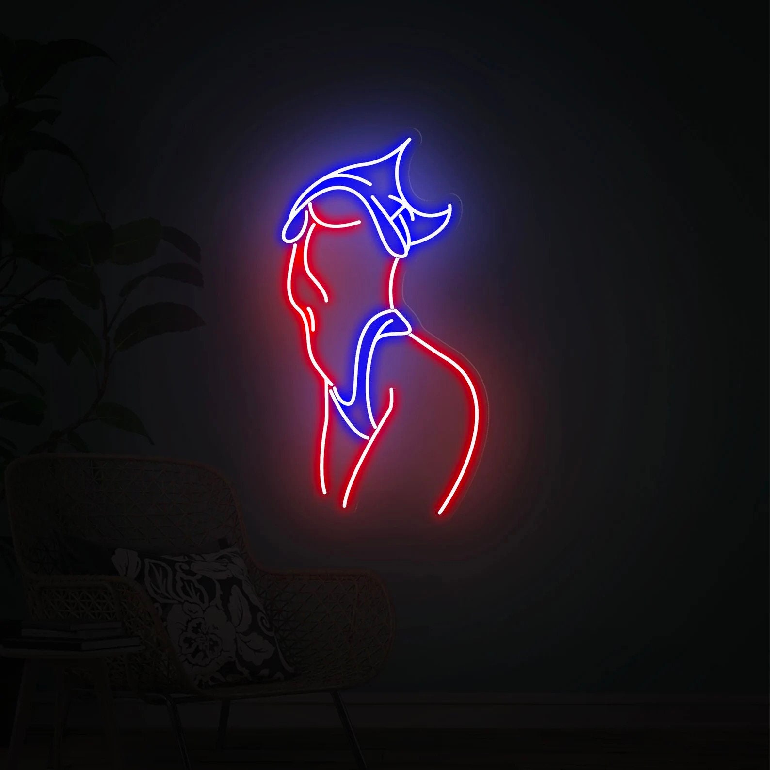 Body Neon Sign,girl Body Neon Sign,woman Neon Sign,lady Neon Sign,woman ...