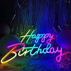 RGB Neon Sign Led Light , Custom Neon Sign, Decoration Hand Crafted ...