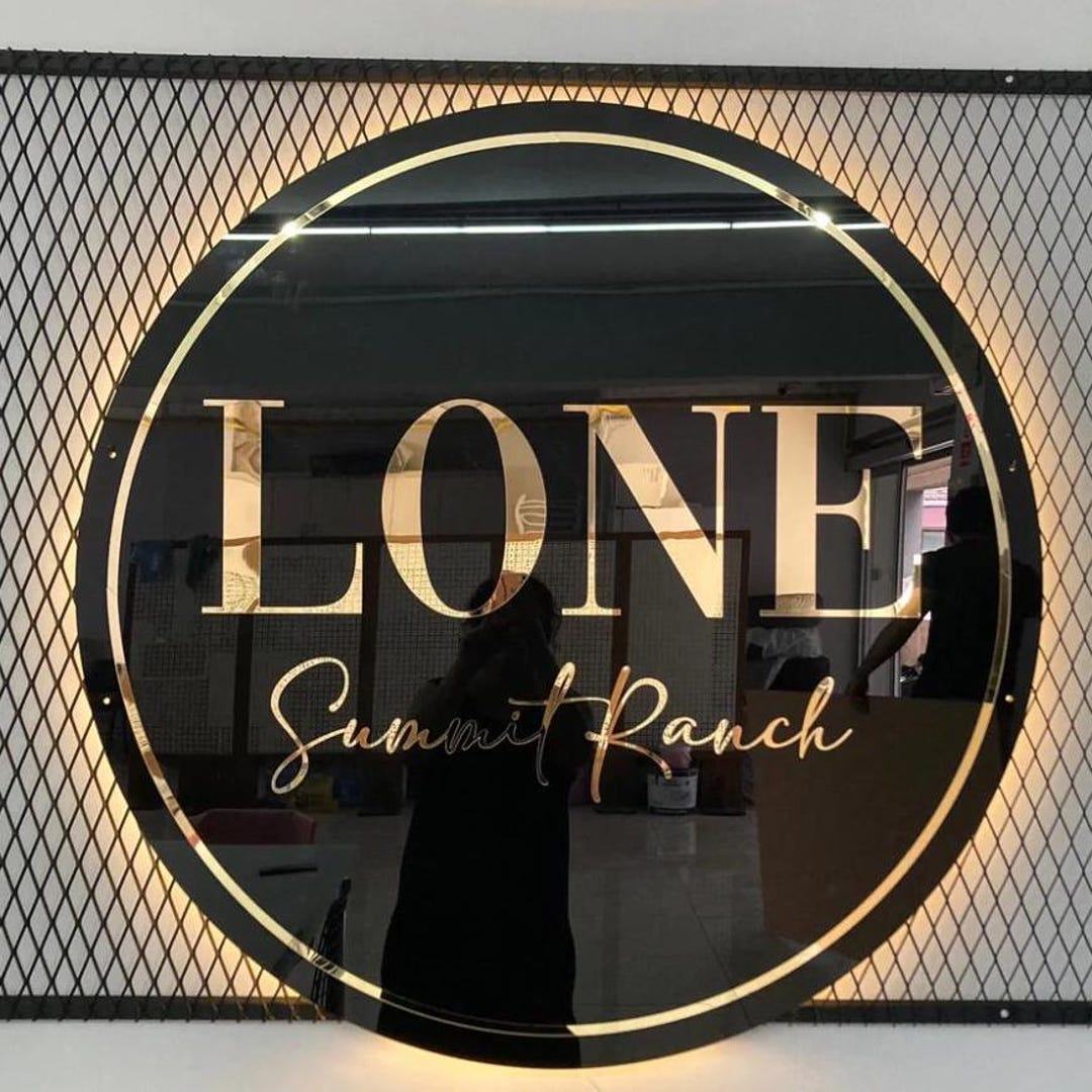 Neon Business Sign | 3D Logo BACKLIT Sign | Led Sign | Custom Acrylic ...