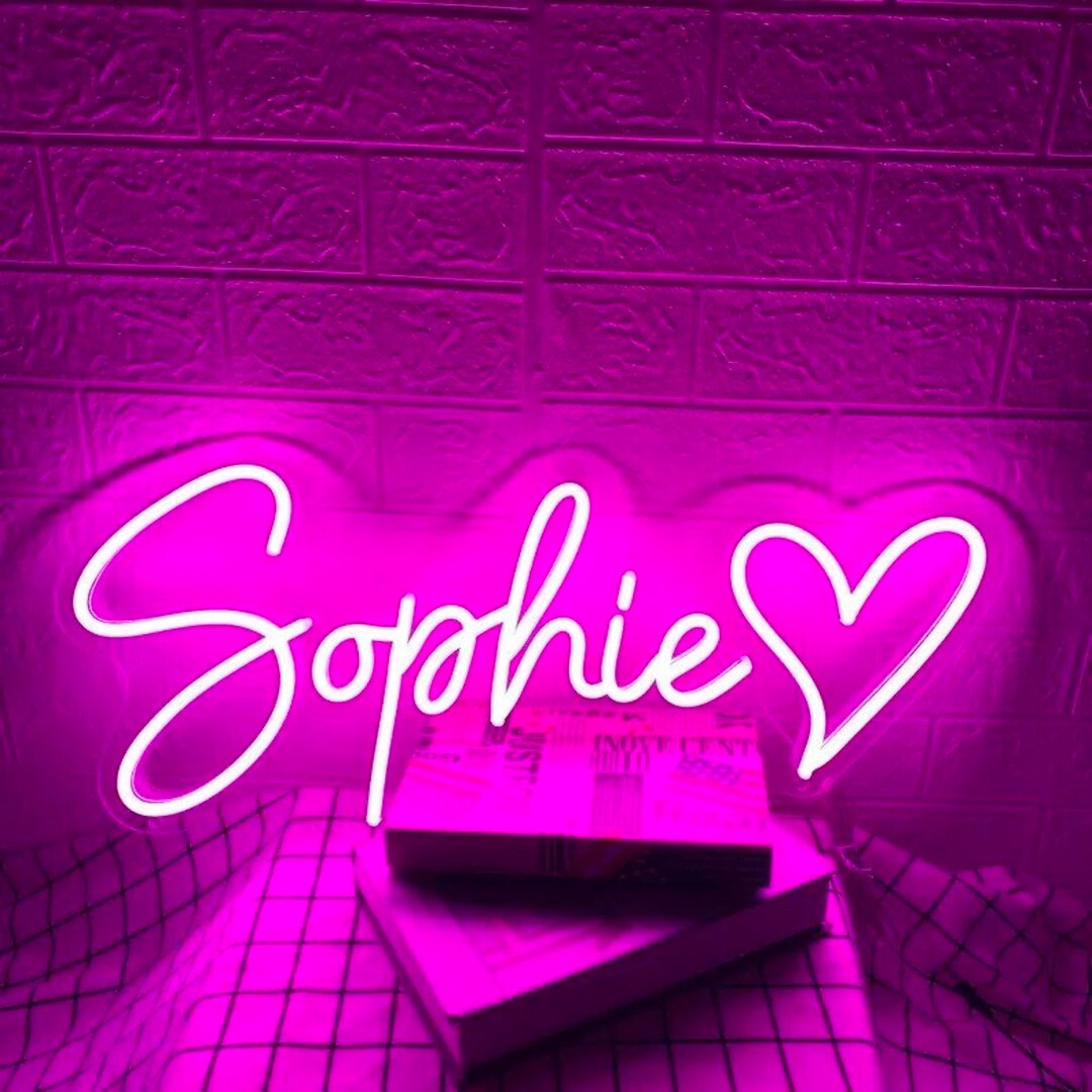 Kids Name Neon Sign Custom for Kid Room | Kids Name Neon Sign ...