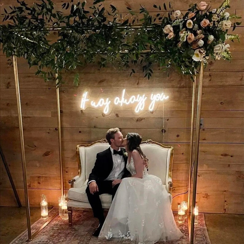 Custom Neon Sign | Neon Sign | Wedding Neon Sign | Led Neon Sign | Name ...