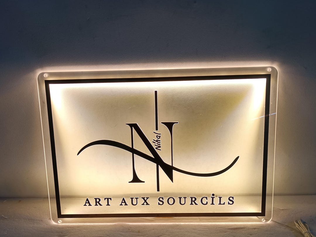 Neon Custom Logo, Acrylic Business Sign, 3D LED Logo, Custom Shop ...