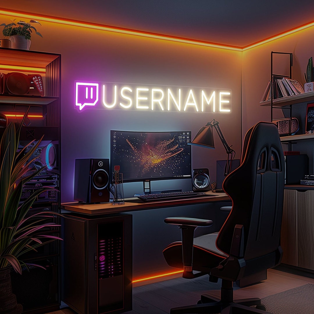 Gamer Tag for Twitch, Gamer Tag Neon Sign, Gamer Tag Led, Gamer Tag ...