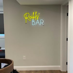Personalized Home Bar Neon Sign, Customized Home Bar Neon Sign, Novelty ...