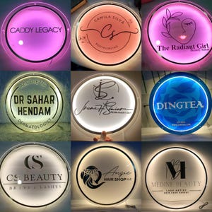 Neon Sign Custom Logo Decoration, Business Sign, 3D LED Logo, Custom ...