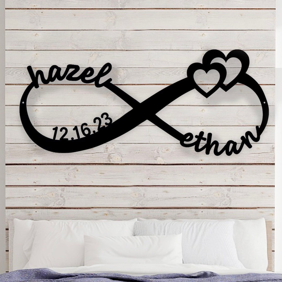 Personalized Wedding Gift for Couple | Custom Infinity Sign | Wedding ...