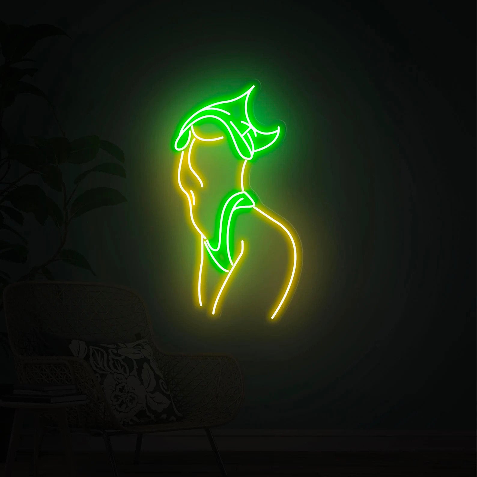 Body Neon Sign,girl Body Neon Sign,woman Neon Sign,lady Neon Sign,woman ...